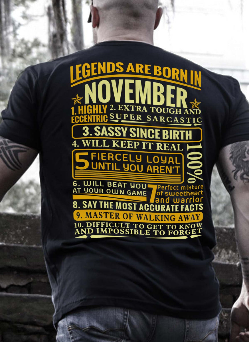 New Edition **Legends Are Born In November** Shirts & Hoodies